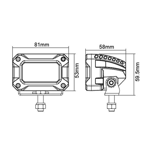 32” Led Cube Light Hanma Automotive Lights