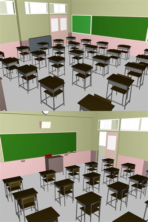 Mmd Classroom Stage Download By Lunassis On Deviantart