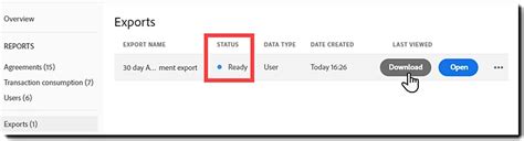 Refresh The Content In An Existing Data Export