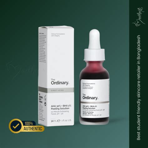 The Ordinary Aha 30 Bha 2 Peeling Solution Exfoliate And Renew