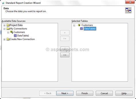 Create Crystal Report Using Stored Procedure In Aspnet With C And Vbnet