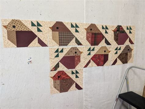 Sparrows Quilt Cheeky Bird Design