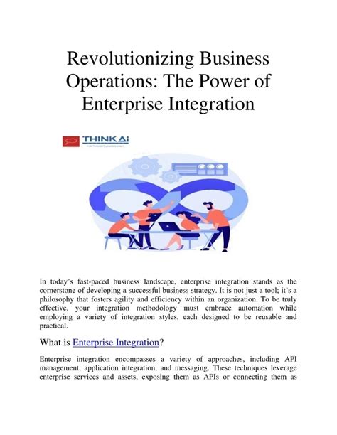 Ppt Revolutionizing Business Operations The Power Of Enterprise