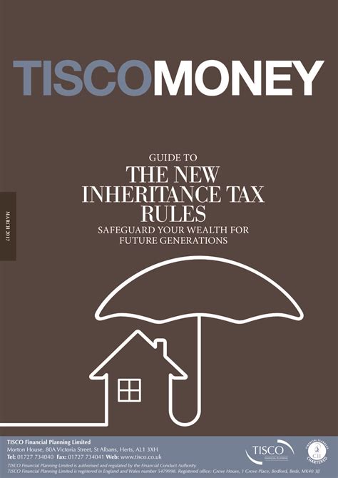 Guide To The New Inheritance Tax Rules Tisco Chartered Financial Planning And Independent