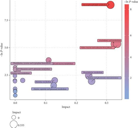 Metabolite Pathway Analysis Of Differential Follicular Fluid In ESI