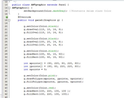 Awt Abstrak Windowing Toolkit ~ Java