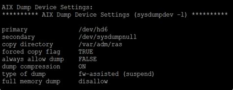 Best Practices When Configuring Dump Device Using Firmware Assisted Dump Type