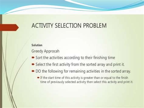 Greedy Algorithm Ppt