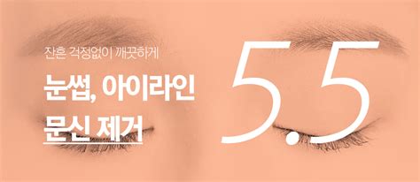 눈썹 아이라인 문신 제거 By Cdu청담유성형외과 강남언니 1등 성형수술and피부시술 정보앱