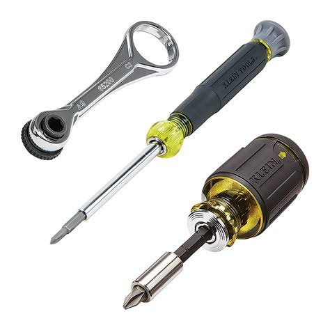 Multi Bit Screwdriver And Nut Driver Set 3 Piece 85515 Klein Tools