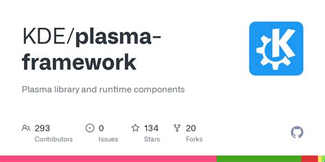GitHub KDE Plasma Framework Plasma Library And Runtime Components