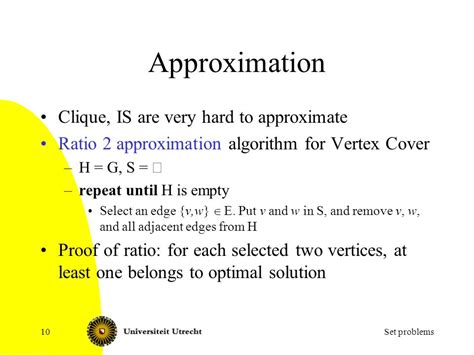 Vertex Cover Dominating Set Clique Independent Set Ppt Video Online Download