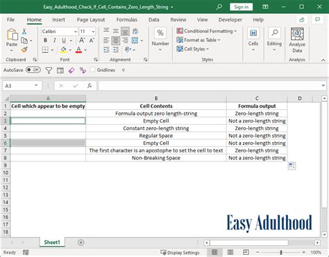 What To Do When A Cell Appears To Be Blank But The Isblank Function In