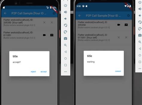 Flutterでwebrtcを使ったビデオ通話アプリを試してみる 心のデブを信じろ