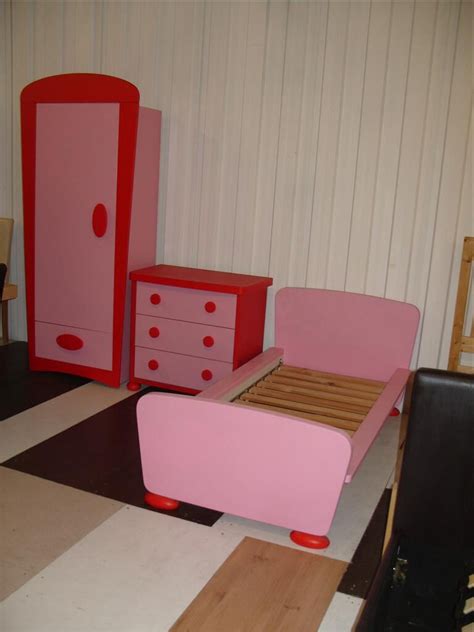 IKEA Mammut Children Bedroom Furniture - Pink and Red (Please call ...