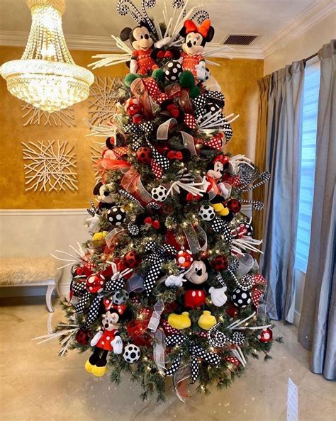 Mickey Mouse Christmas Tree Decor Disney Theme Christmas Tree Mickey