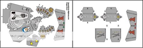 Spaceship Papercraft Digitiprop Via Papermau 003 Zpsflkyrnha  Photo