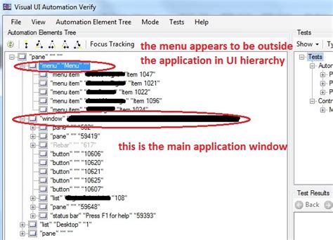 C Teststackwhite Automating Winforms Menu Controltypemenu Which Is