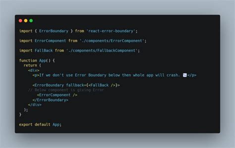 vansh s on linkedin react errorboundary javascript webdevelopment