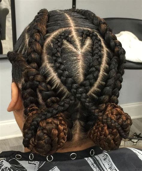30 Statement Braided Bun Hairstyles For Black Hair Braided Bun Black