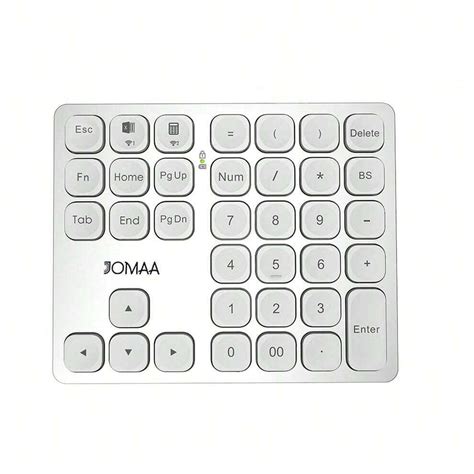 JOMAA JOMAA Dual Bluetooth Wireless Numeric Keyboard Portable Rechargeable Wireless Number