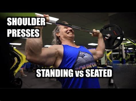 Is Seated Shoulder Press Better Than Standing | Cabinets Matttroy