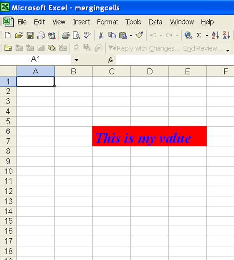 Merging And Unmerging Cells Documentation