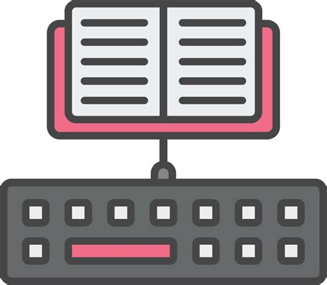 Typing Line Filled Light Icon 44080008 Vector Art At Vecteezy