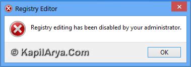 How To Disable Registry Editor In Windows 10 8 7
