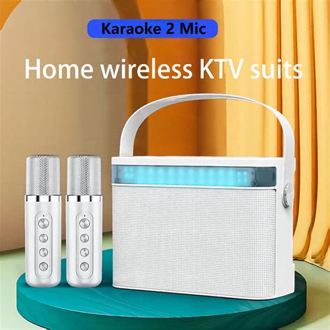 Jual Speaker Bluetooth Karaoke 2 Mic Speaker Bluetooth 2mic 1 Set Karaoke Speaker Ktv Portabel