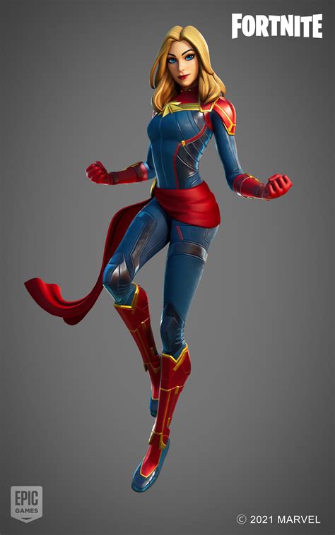 Fortnite Captain Marvel Skin Emily Solomon Marvel And Dc Superheroes Captain Marvel Fortnite