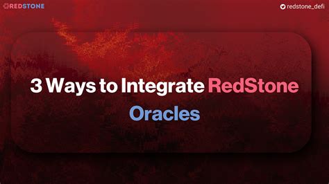 3 ways to integrate redstone oracles by fonariukkarina jun 2024