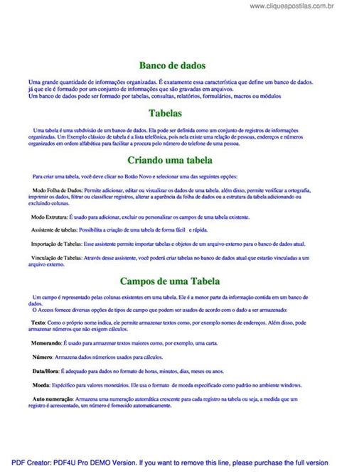 Clique Apostilas Como Funciona O Access