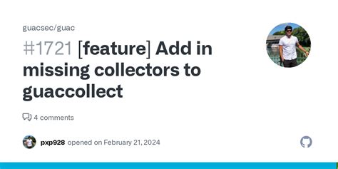 Feature Add In Missing Collectors To Guaccollect · Issue 1721