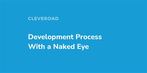 Development Process With A Naked Eye