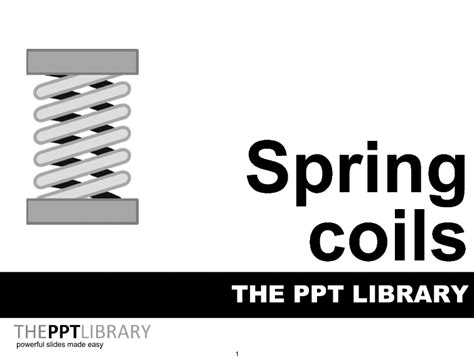 Powerpoint Library Spring Coils Slide PowerPoint Presentation PPTX Flevy