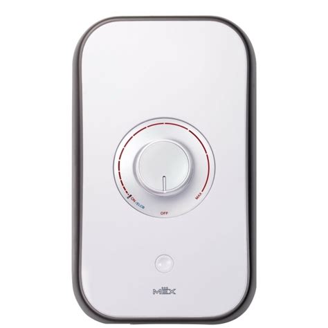 Mex เครื่องทำน้ำอุ่น กำลังไฟ 5 100 วัตต์ พร้อมฝักบัวสายอ่อน ปรับน้ำ ได้