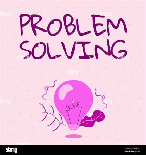Conceptual Display Problem Solving Concept Meaning To Find An Answer Or Means Of Effectively