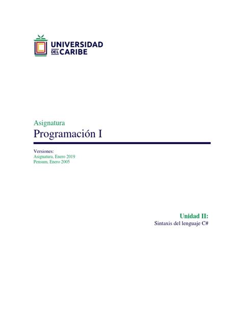unidad 2 recurso 1 lectura tipos de datos en el lenguaje c pdf