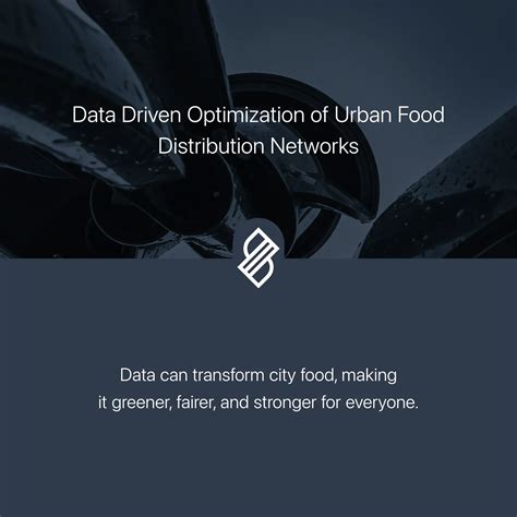 data driven optimization of urban food distribution networks → scenario