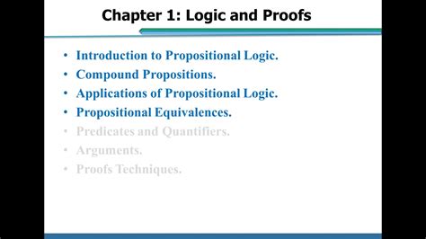 Lecture 02 Ch01part 2logic And Proofs Applications Of Propositional Logic And Logical