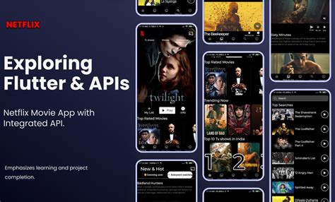 Flutterdevelopment Netflixclone Apiintegration Tmdb Uidesign Techprojects Learningbydoing