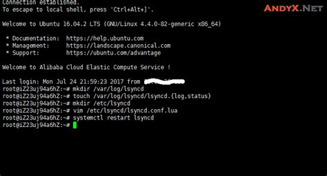 Rsyncinotify的高级玩法：用lsyncd实现本地与远程服务器之间的实时同步实战 Andyxnet 安迪克斯