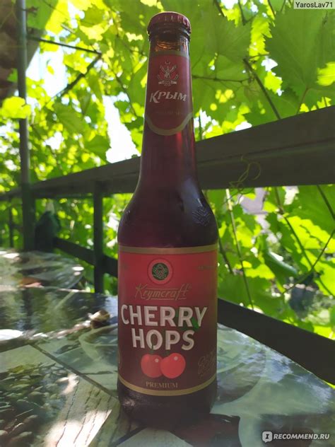 Пиво Крым Krymcraft Cherry Hops - «Крымский крафти. Вишня.» | отзывы