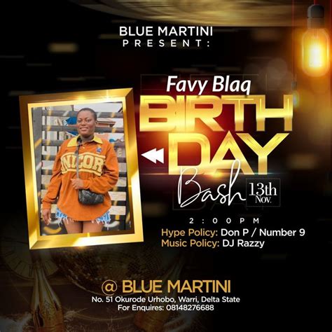 Birthday Bash Design