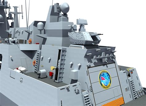 Tcg Istanbul Turkish Istif Class Frigate 3d Model Cgtrader
