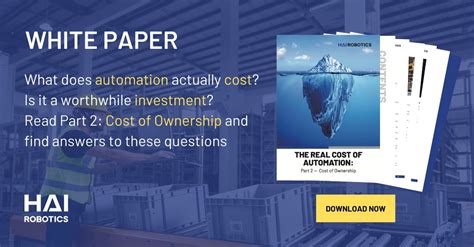 The Real Cost Of Automation Hai Robotics