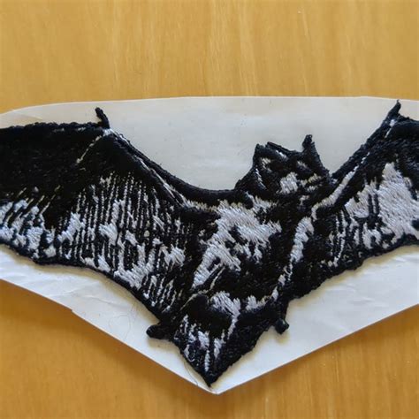 Horror Patch Spine Back Patch Large Embroidered Patch Skeleton Skull Punk Patch Goth Patch