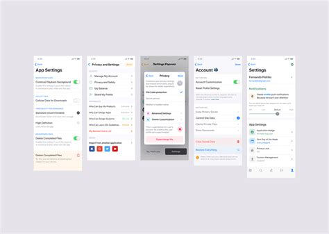 Ui Inspiration For Ios Design Patterns Behance