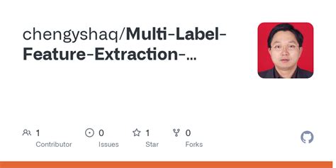 Github Chengyshaqmulti Label Feature Extraction Method Relied On